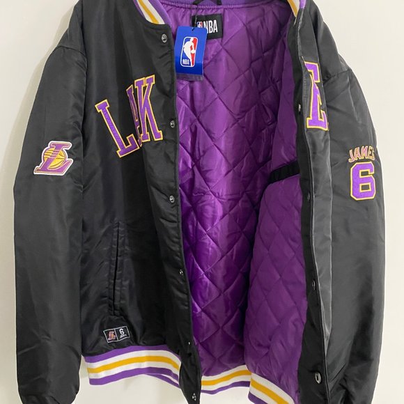 NBA | Jackets & Coats | Mens Los Angeles Lakers Lebron James Bomber ...